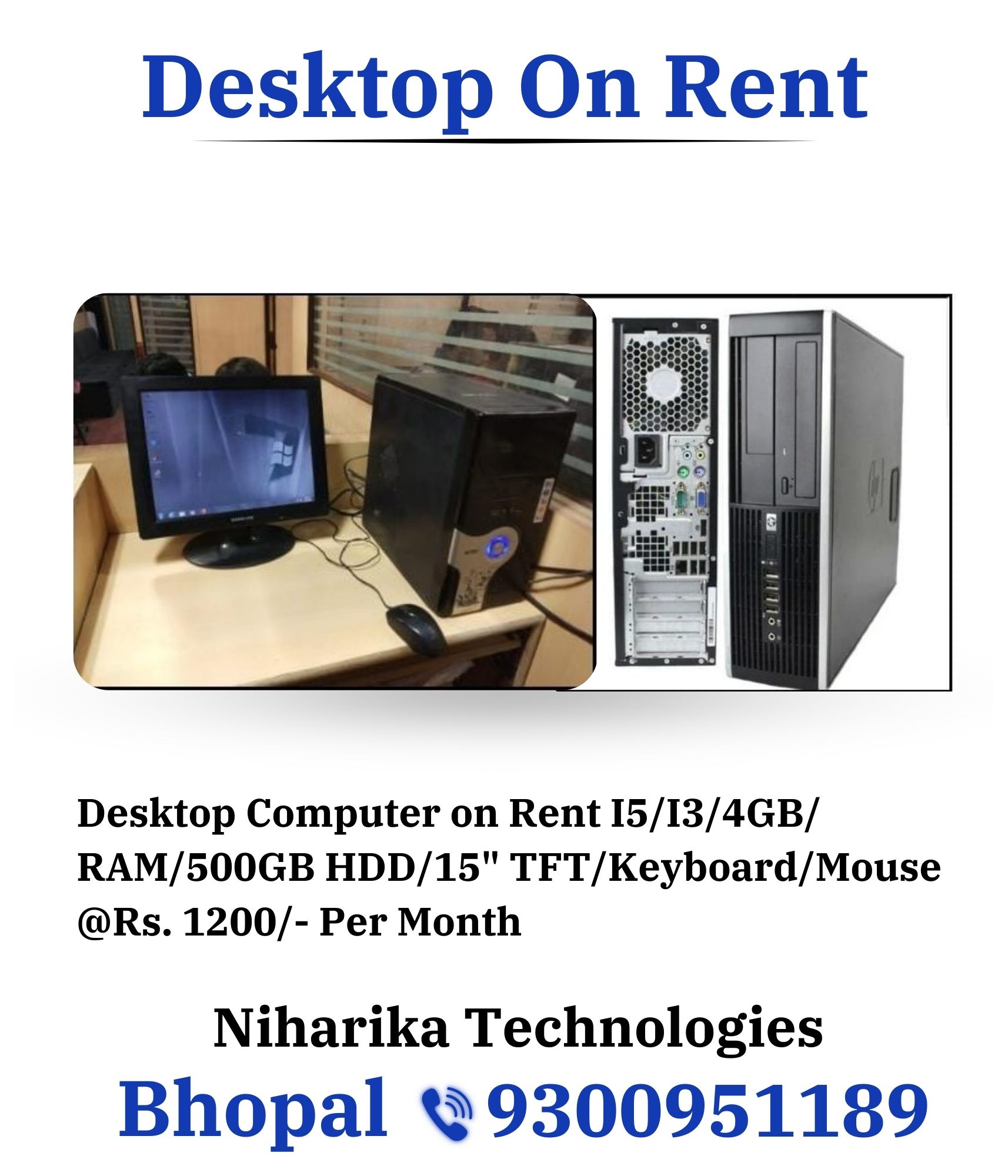 Computer /Laptop Rental - 9300951189 - Tally ,Busy Accounting Billing ...